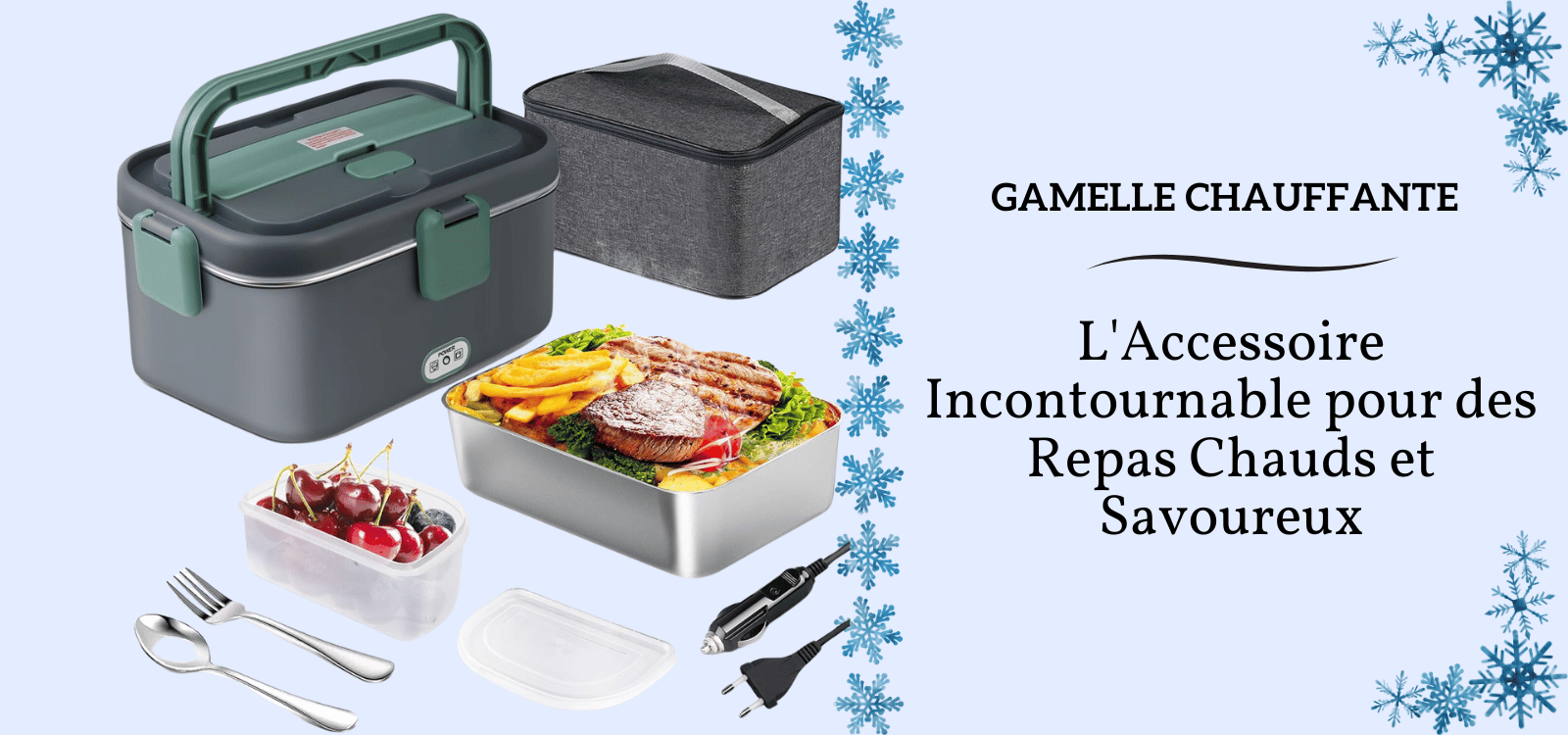Gamelle Chauffante – Lunch Box Électrique pour des Repas Chauds et ...